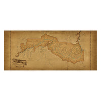 Grand Canyon National Park Map Scarf | McGovern & Company